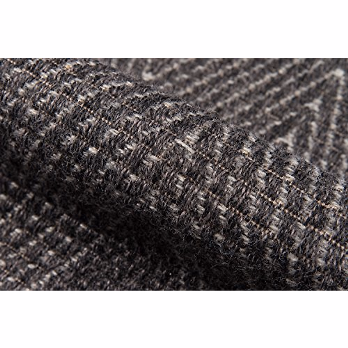 Momeni Rugs Como Contemporary Geometric Indoor Outdoor Area Rug 5'0" x 7'6" Charcoal