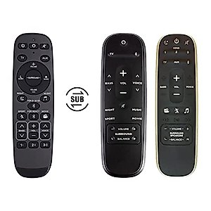 New Remote Control with Battery Fit for Polk React Sound Bar & Polk Command Sound Bar