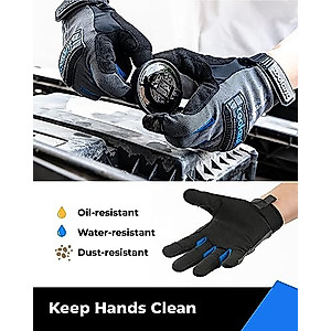 toolant Work Gloves Men - Thor Series - Mechanic Gloves Touch Screen, Utility Grip Working Gloves for Multi-Purpose Use, X-Large