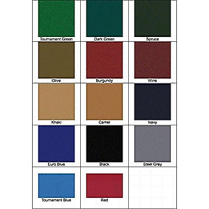 ProForm 8' High Speed Professional Pool Table Cloth Felt - Tournament Blue