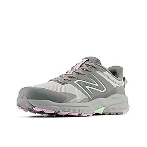 New Balance Women's Fresh Foam 510 V6 Trail Running Shoe, Brighton Grey/Harbor Grey/Lilac Cloud, 8.5