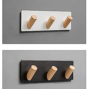 XDCHLK Key Hook Hanger Coat Hook Wall Hanging Viscose Clothes Wall Punching Row Hook Wall Hanging Rack Household ( Color : D , Size : 17*3*5cm )