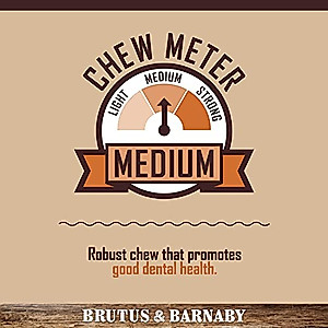 BRUTUS & BARNABY Pig Ear Slivers - Thick Cut, All Natural Dog Treat, Healthy Pure Pork Ear, Easily Digested, Best Gift for Large & Small Dogs (1 lb)