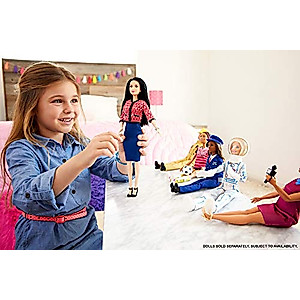 Barbie Political Candidate Doll, Tall Black-Haired Doll for 3 to 7 Year Olds​​​