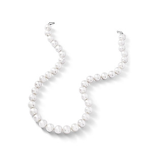 Ross-Simons 10-11mm Cultured Pearl Necklace With Sterling Silver. 18 inches