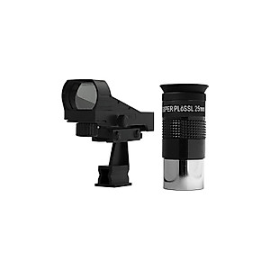 Explore Scientific FirstLight 114mm Newtonian Telescope with EQ3 Mount (White) - Mounted Telescope for Adults Stargazing - Observation Telescope and Astronomy Telescope