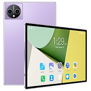 Honio 4G LTE Phone Tablet, Octa Core CPU 8GB RAM 256GB ROM 10.1 Inch FHD Tablet 100-240V for Entertainment (US Plug)