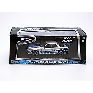 1/43 Fast & Furious 1999 Nissan Skyline GT-R Silv by Greenlight