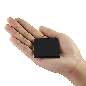 Evemodel Plastic Model Bases Square Black ABS for Wargame Military Tabletop (50 * 50mm-32pcs)