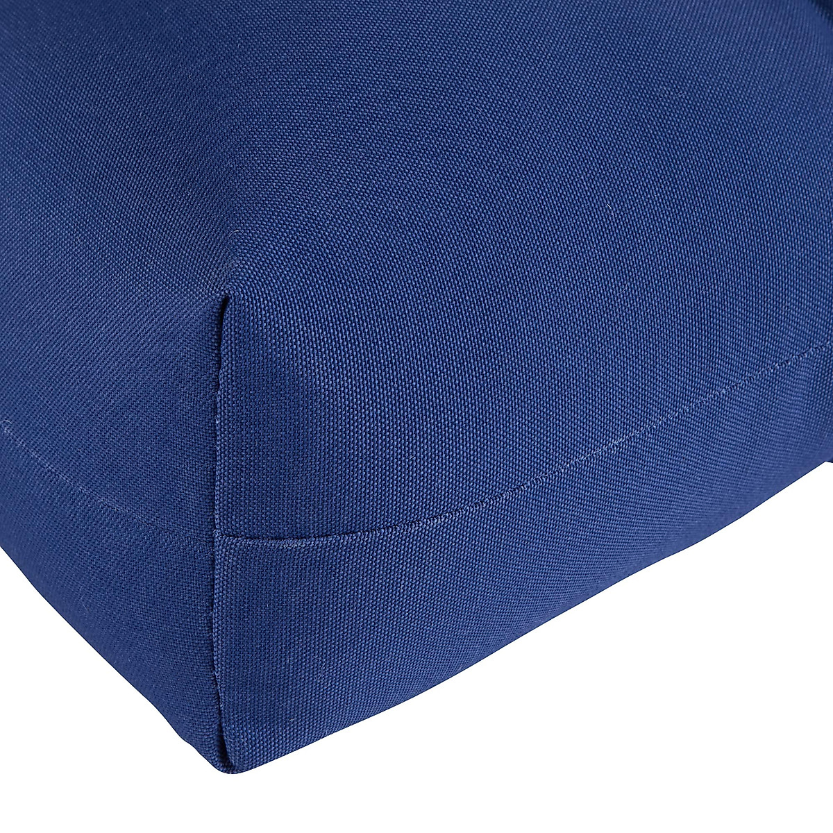 Greendale Home Fashions 72 x 22-inch Outdoor Chaise Lounge Cushion, 1 Count (Pack of 1), Blue