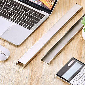 Lateral Front to Back File Rails Front to Back File Bar Rails Hanging File Rails Filing Cabinet Parts Stainless Steel File Drawer Rails 15.76 Inches Long (6 Pieces)