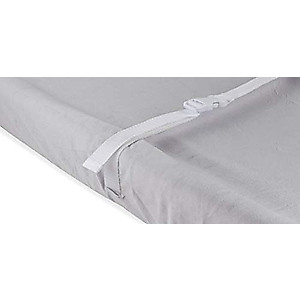 Ely's & Co. Patent Pending Waterproof Plush Change Pad Cover 100% Cotton Velvet | no Need for Changing Pad Liner (Grey)