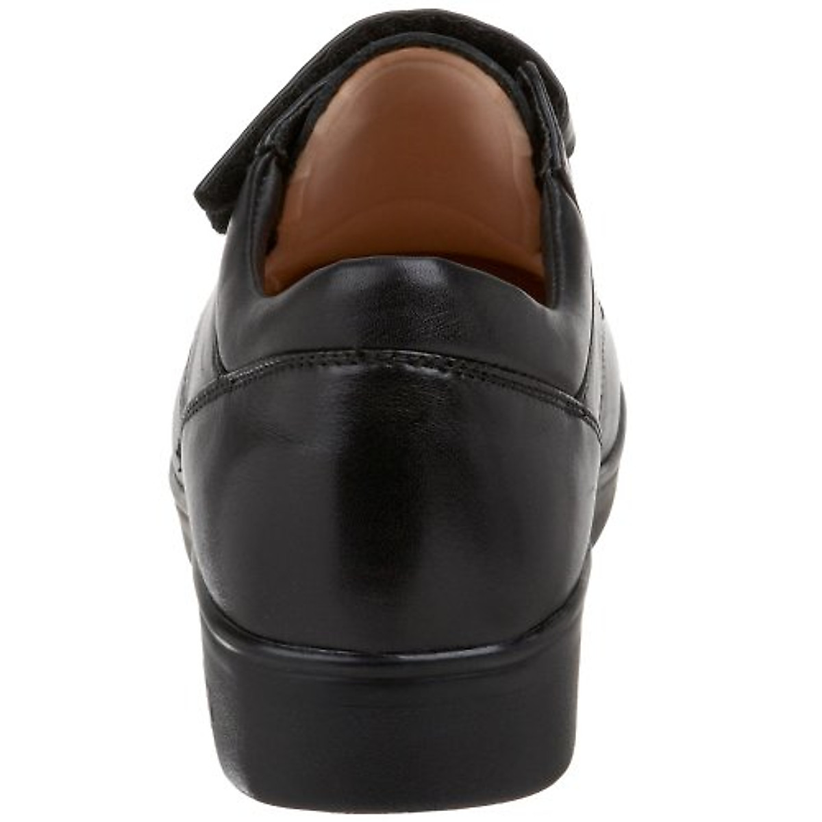 Apex Women's Conform Double Strap Sneaker, Black, 4.5 Extra Wide US