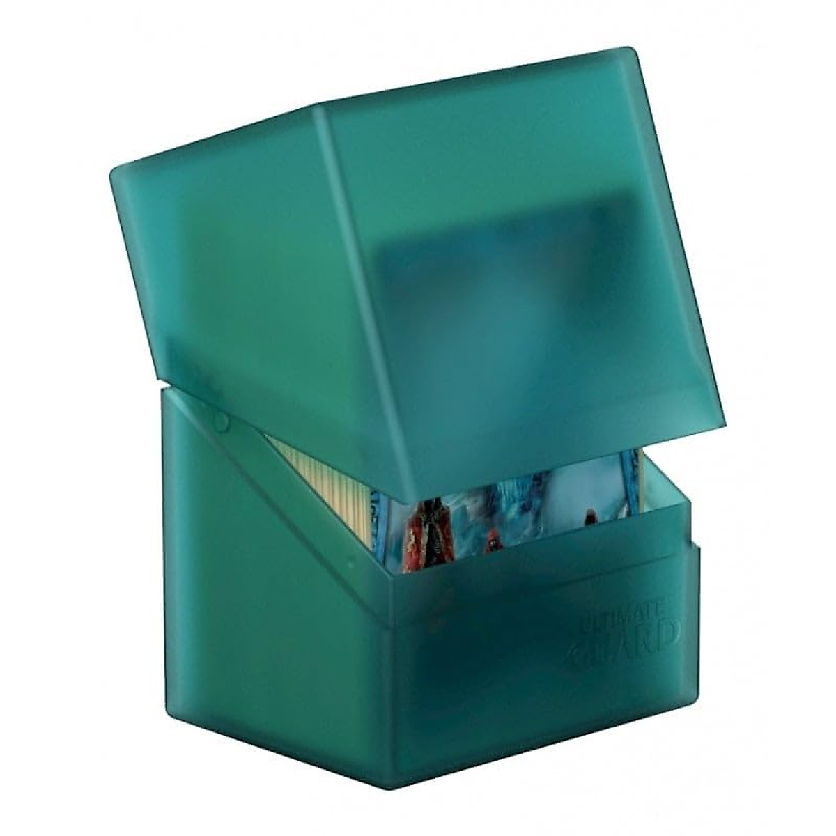 Ultimate Guard Boulder 80+, Deck Case for 80 Double-Sleeved TCG Cards, Malachit, Secure & Durable Storage for Trading Card Games, Soft-Touch Finish