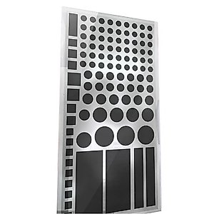 LIGHTDIMS Original Strength - LED dimming Covers for Routers, Electronics and Appliances and More. Dims 50-80% of Light, in Minimal Packaging Light (1 sheet).