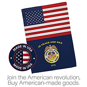 US Merchant Marine Garden Flag - Set Wall Hanger Armed Forces Corps USMC Semper Fi United State American Military Veteran Retire Official - House Banner Small Yard Gift Double-Sided 13 X 18.5