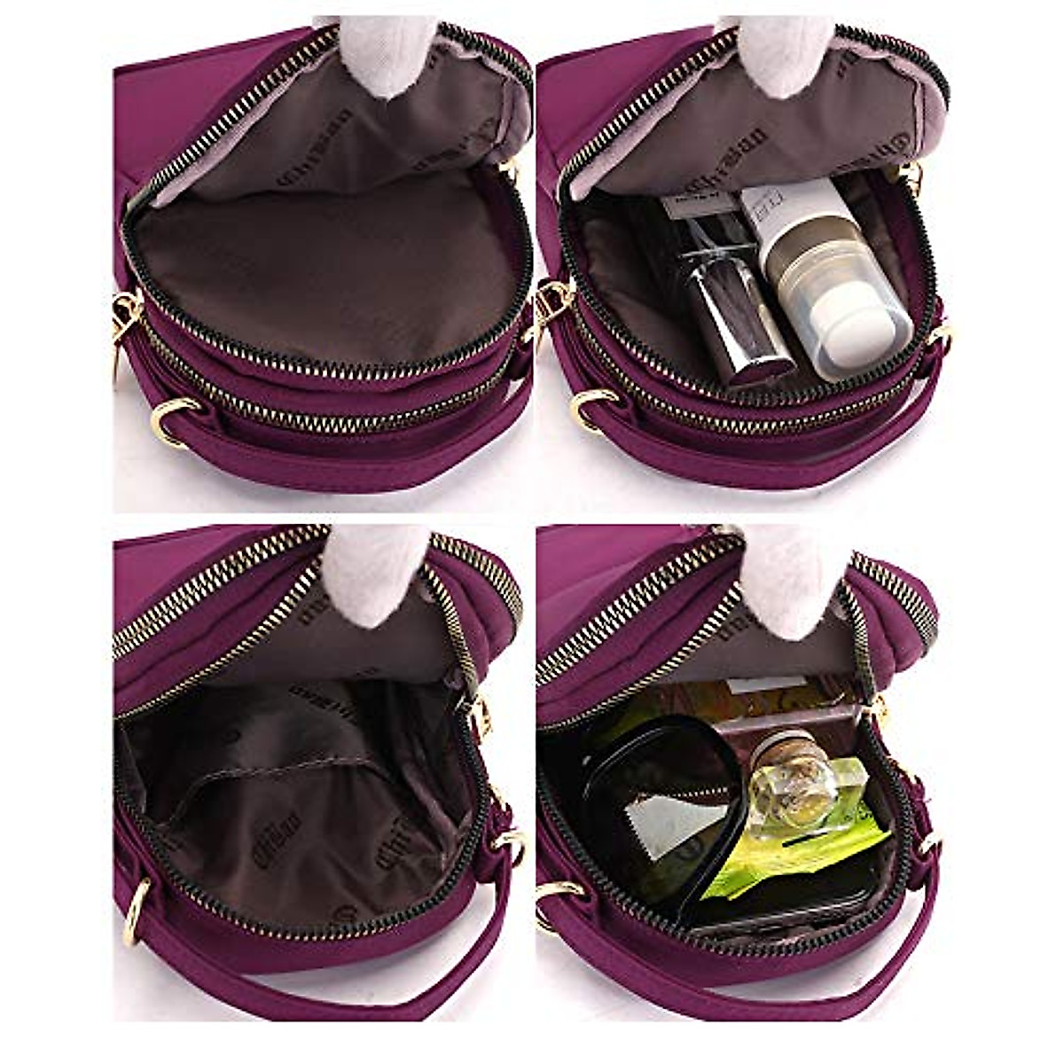 Women Girls Crossbody Bag Small Nylon Phone Purse Wristlet Handbag Wallet Pouch for Samsung Note 20 Ultra S20 Ultra S20 Plus Note 10 A10e LG Stylo 5 K51 Moto G Stylus Power G8 Power Play Plus (Blue)