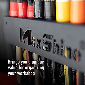 Maxshine Detailing Brush Holder – Simple & Durable Design, Available for Putting 10 car Detailing Brushes, Convenient Use, Easy to Install on Your Wall