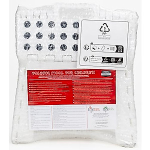 Utopia Home Folding Step Stool - (Pack of 2) Foot Stool with 9 Inch Height - Holds Up to 300 lbs - Lightweight Plastic Foldable Step Stool for Kitchen, Bathroom & Living Room (White)