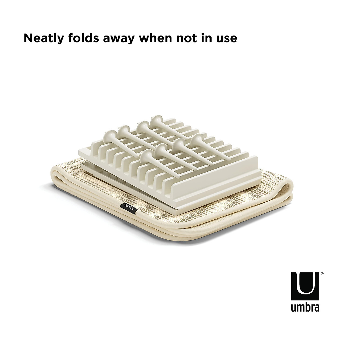 Umbra UDry Peg Drying Rack with Mat