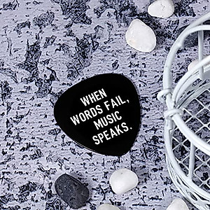 Guitar Pick Gifts Christmas for Men Women Music Lovers Music Stuff Guitar Accessories Gift for Him Her Boyfriends Musician Student Graduation Birthday Valentines Day Son Husband Dad Brother Friend