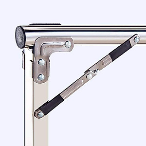 Drying Rack Stainless Steel Folding 2 Meters Free Outdoor Cool Clothes Pole Balcony Telescopic Drying Frame Landing FANJIANI