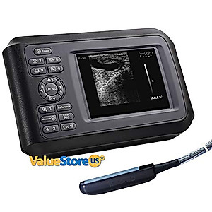 Portable Ultrasound Scanner Veterinary Pregnancy V16 with 7.5 MHz Rectal Probe for Cattle, Horse, Camel, Equine and Cow.