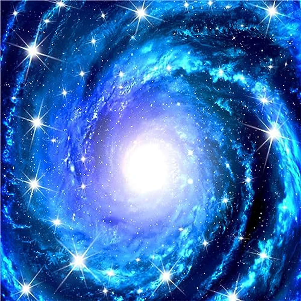 Intergalactic Universe 3D Mural Wallpaper, Ceiling Star Galaxy Nebula Removable Wall Mural | Self-Adhesive Large Wallpaper for Bedroom Office Living Room Home Wall Artwork Decor-59"H x 98"W