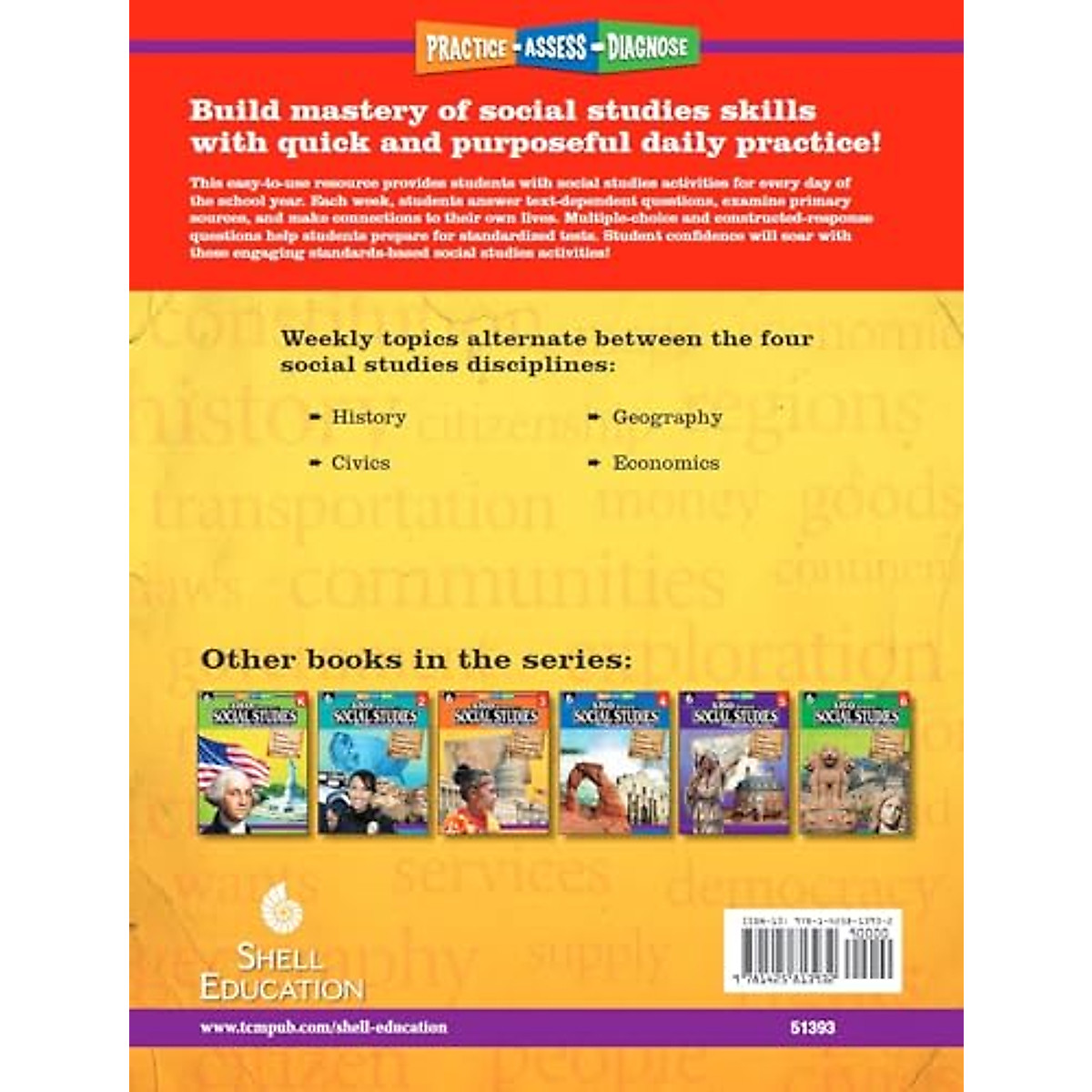 180 Days: Social Studies, Early Elementary Social Studies for 1st Grade Practice Workbook for Classroom and Home, Cool and Fun Practice Created by Teachers (180 Days of Practice)