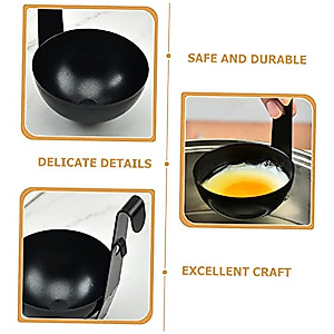 CIYODO 3pcs Stainless Steel Egg Cooker Egg Maker Machine Boil Egg Cooker Egg Holder Stand Boiled Egg Cooker Egg Cups for Eggs Steamed Egg Cup Egg Pan Steamer Pot Boiled Egg Holder Black