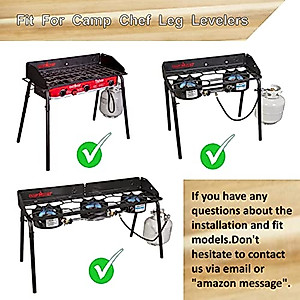 4-Pack Leg Levelers Replacement Parts for for Camp Chef Stoves