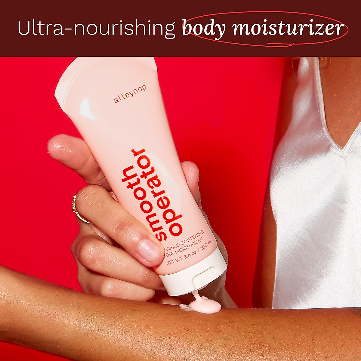 Alleyoop Smooth Operator Stubble-Softening Body Moisturizer - Vitamin A, C, E and Jojoba Oil Hydrate and Soften Your Skin - Works for Pre and Post Shave - Cruelty-Free and Paraben Free