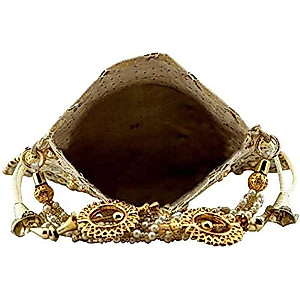 Gold Potli Wristlets Ethnic Potli For Women's | Designer Rajasthani Style Royal Clutch Silk Batwa | Zari Work Potli | Bridal Potli | Potli Bags