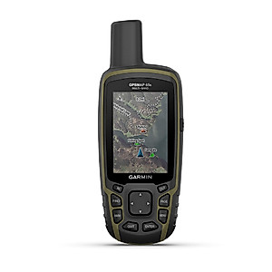 Garmin GPSMAP 65s, Button-Operated Handheld with Altimeter and Compass, Expanded Satellite Support and Multi-Band Technology, 2.6" Color Display