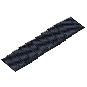 10Pcs Mini Solar Panels for Solar Power, 2V 110mA Mini Solar Panel Kit DIY Electric Toy Photovoltaic Cells Solar Epoxy Cell Charger 1.73"*1.73" (44mm*44mm)