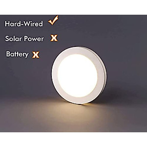 CLOUDY BAY 7.5 inch LED Ceiling Light,12W 840lm,5000K Day Light,LED Flush Mount,White Finish,Wet Location