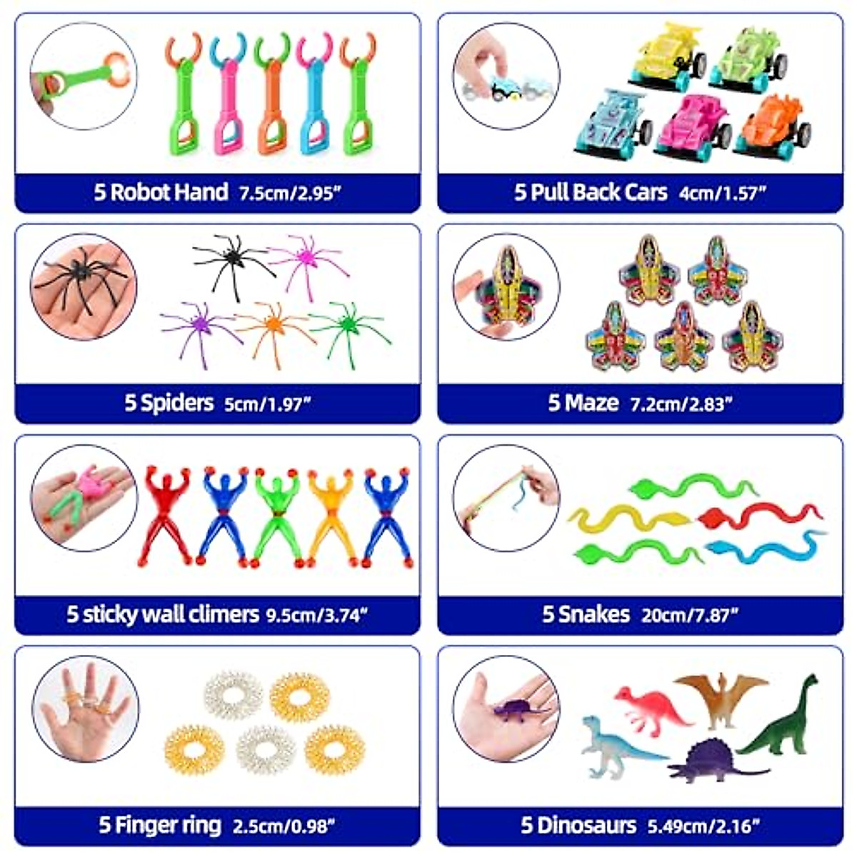 Amy&Benton 1000PCS Birthday Party Favors for Kids Return Gifts Bulk Goodie Bag Stuffers Toy Packs Treasure Box Prizes for classroom