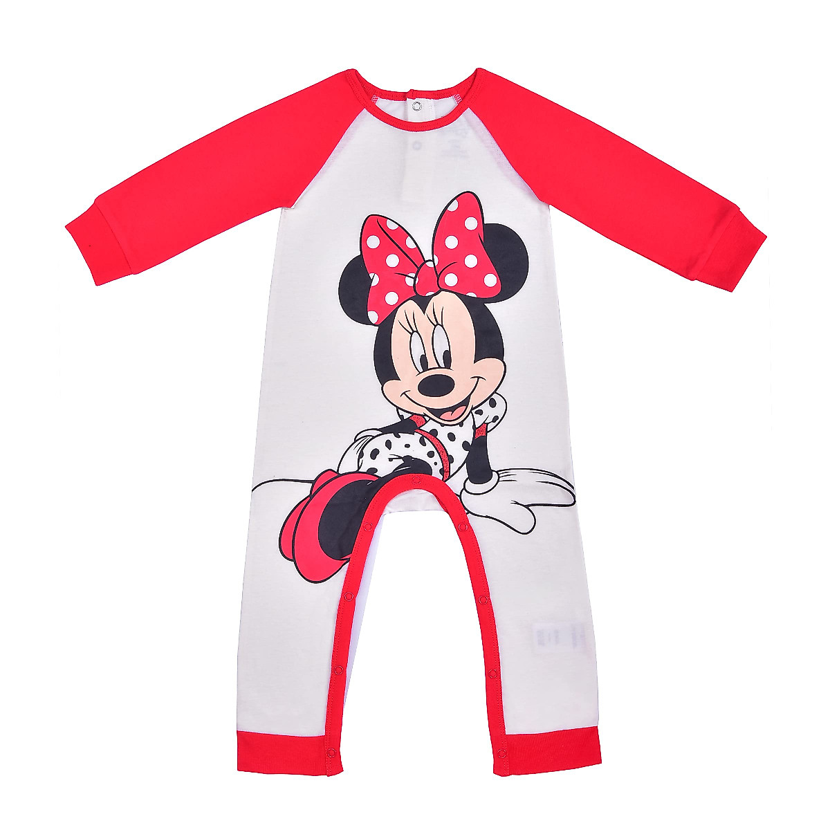 Disney Baby 3 Pack Minnie Coveralls, Red, 12 Months