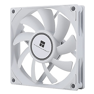 Thermalright TL-8015W CPU Fan Computer case Fan Quiet 4pin PWM PC Fan, 15mm Slimline Cooler Fan, 2200RPM Speed, 80mm CPU Cooling Fan(White)