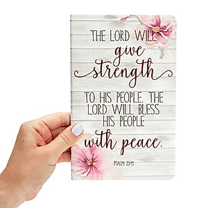 6 Pack Floral Daily Prayer Journal for Notebook, Bible Study, Inspirational Christian Gifts for Women (80 Pages, 5x8 In)