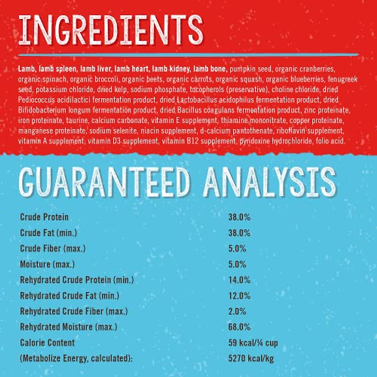 Stella & Chewy’s Freeze Dried Raw Dandy Lamb Meal Mixer – Dog Food Topper for Small & Large Breeds – Grain Free, Protein Rich Recipe – 3.5 oz Bag