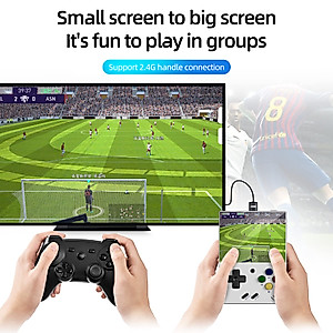 Miyoo Mini Plus, Retro Handheld Game Console 3.5-inch IPS Full Screen / 10,000+ Games / WiFi Support / 64 GB TF Card / 3000mAh Battery Life 7+ Hours (White)