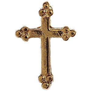 Cathedral Art (Abbey & CA Gift Budded Cross Inspirational Lapel Pin, One Size, Multicolor