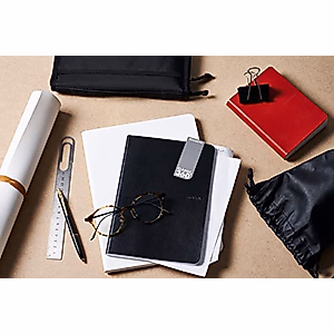 Zequenz Classic 360 Signature Series, Size: B6 Medium, Color: Black, Paper: Grid, Soft Cover Notebook, Soft Bound Journal, 5" x 7", 200 sheets / 400 pages, Squared, Graph, Grid Pattern Premium Paper