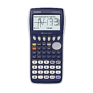 Casio fx-9750GII Graphing Calculator, Blue