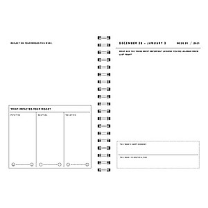 2021 Mood Tracker Planner: Understand Your Emotional Patterns; Create Healthier Mindsets; Unlock a Happier You! (Habit Tracker and Weekly Calendar)