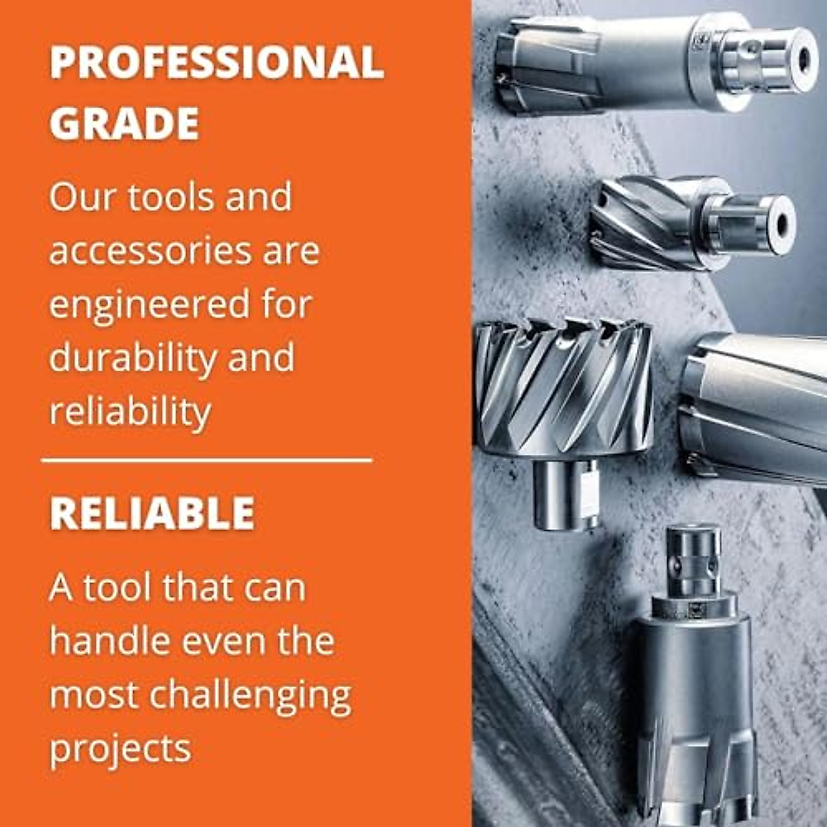 Jancy Slugger by Fein - HSS Nova Annular Cutter with Centering Pin - 3/4" Straight Shank, 2" Depth, 3/4" Diameter - 63134191042