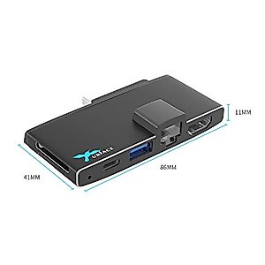 IMD-SUR393P7 Docking Type C3.1 Hub & Reader & HDMI & LAN for Surface Pro7