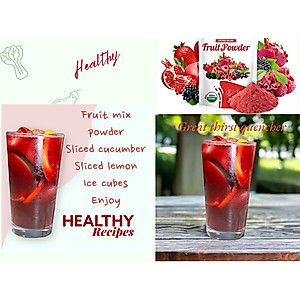 Organic Superfood Fruit Powder Smoothie & Juice mix - Antioxidants Rich Nutrients. Digestive Health, Weight Management, Immune Boosting, Energy boosting, Vitality, Vegan, Non- GMO, Gluten Free, Vegan.