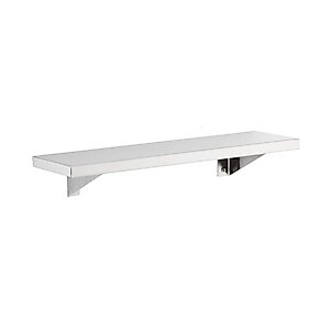 BOBRICK 295X16 Stainless Steel Shelf, Satin Finish, 16" Length, 5" Width